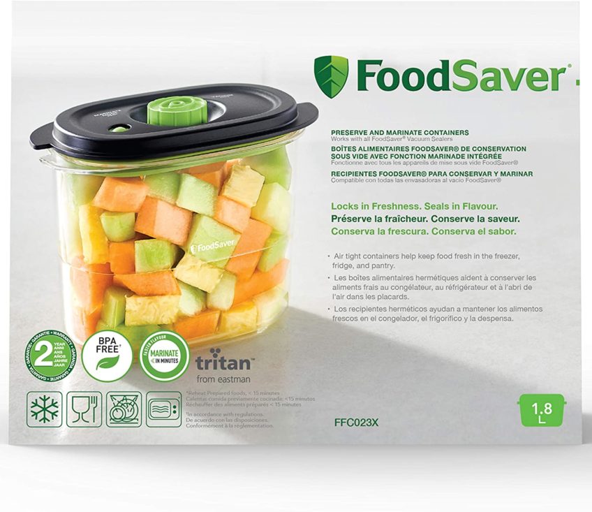 FOODSAVER PRESERVE & MARINATE VACUUM CONTAINER (1800ML) - VJ Salomone ...