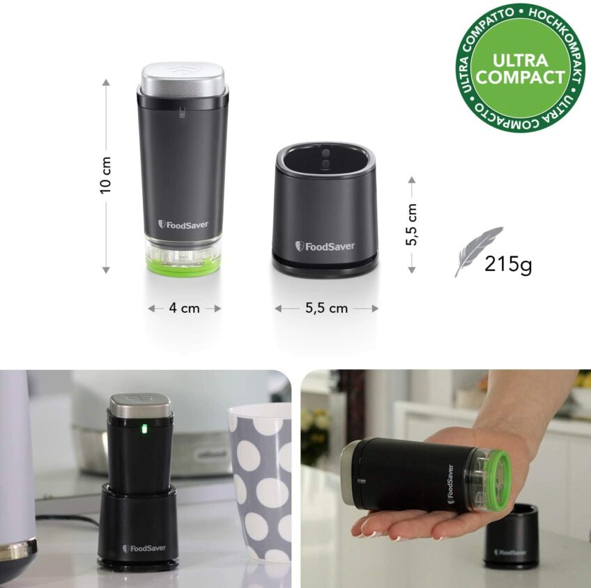 FOODSAVER VACUUM HANDHOLDER - VJ Salomone Marketing